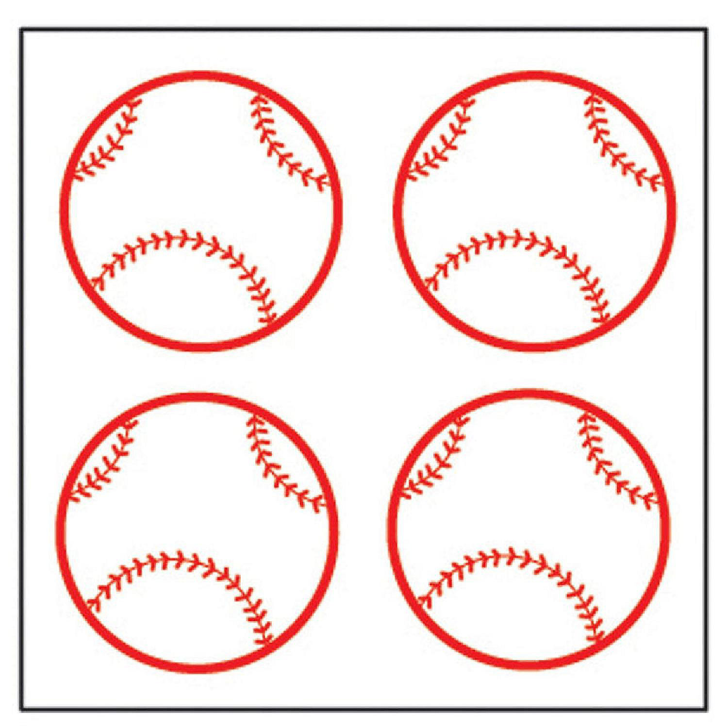 Creative Shapes Etc. - Incentive Stickers - Baseball | Oriental Trading