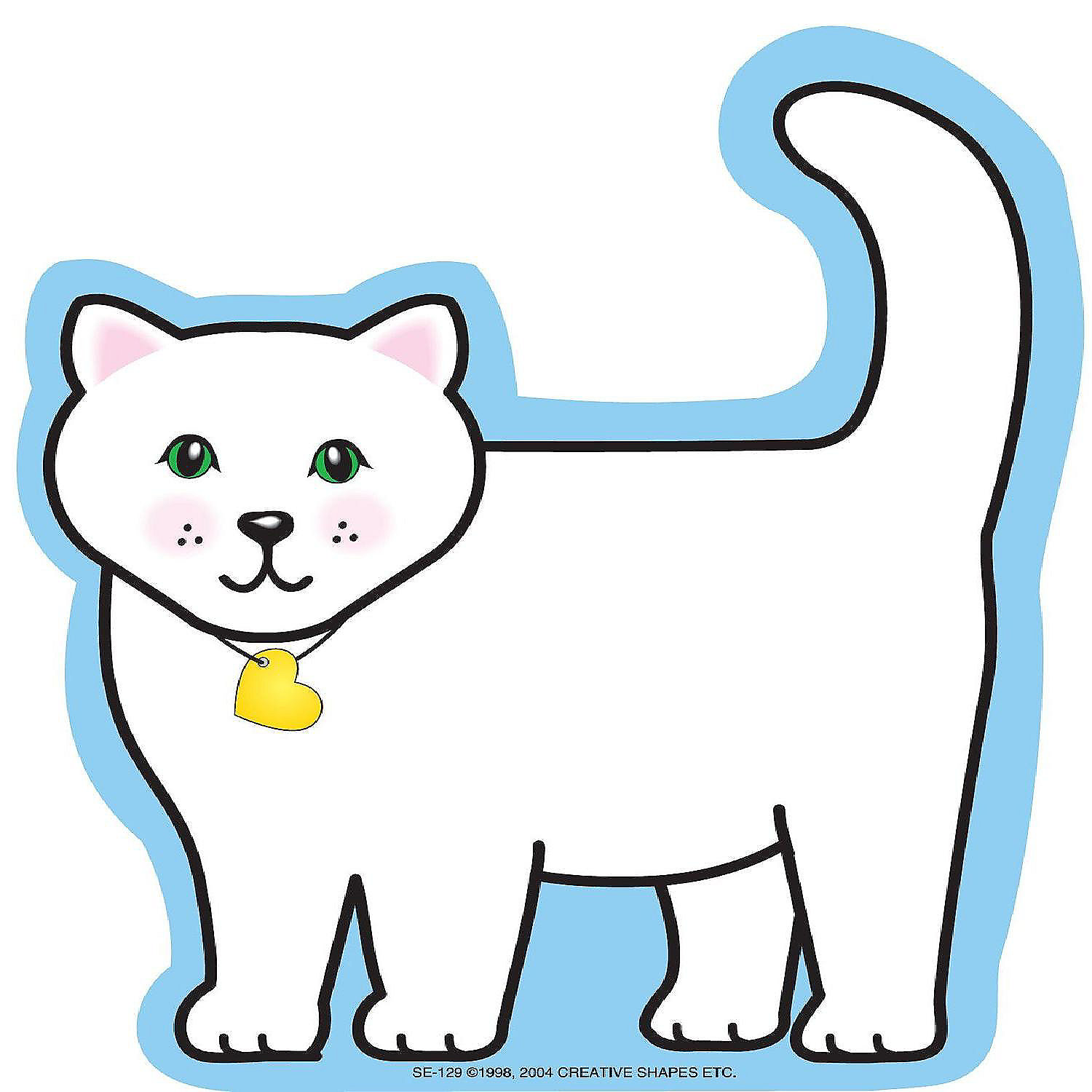 Creative Shapes Etc. - Large Notepad - Cat | Oriental Trading