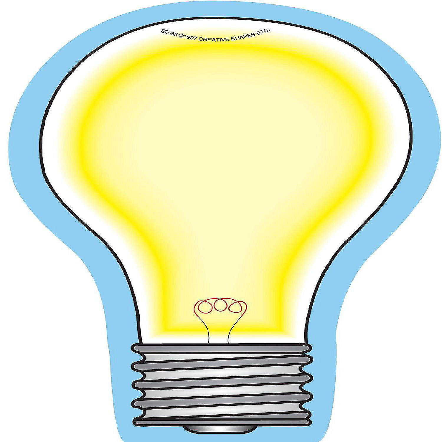 Creative Shapes Etc. - Large Notepad - Light Bulb | Oriental Trading