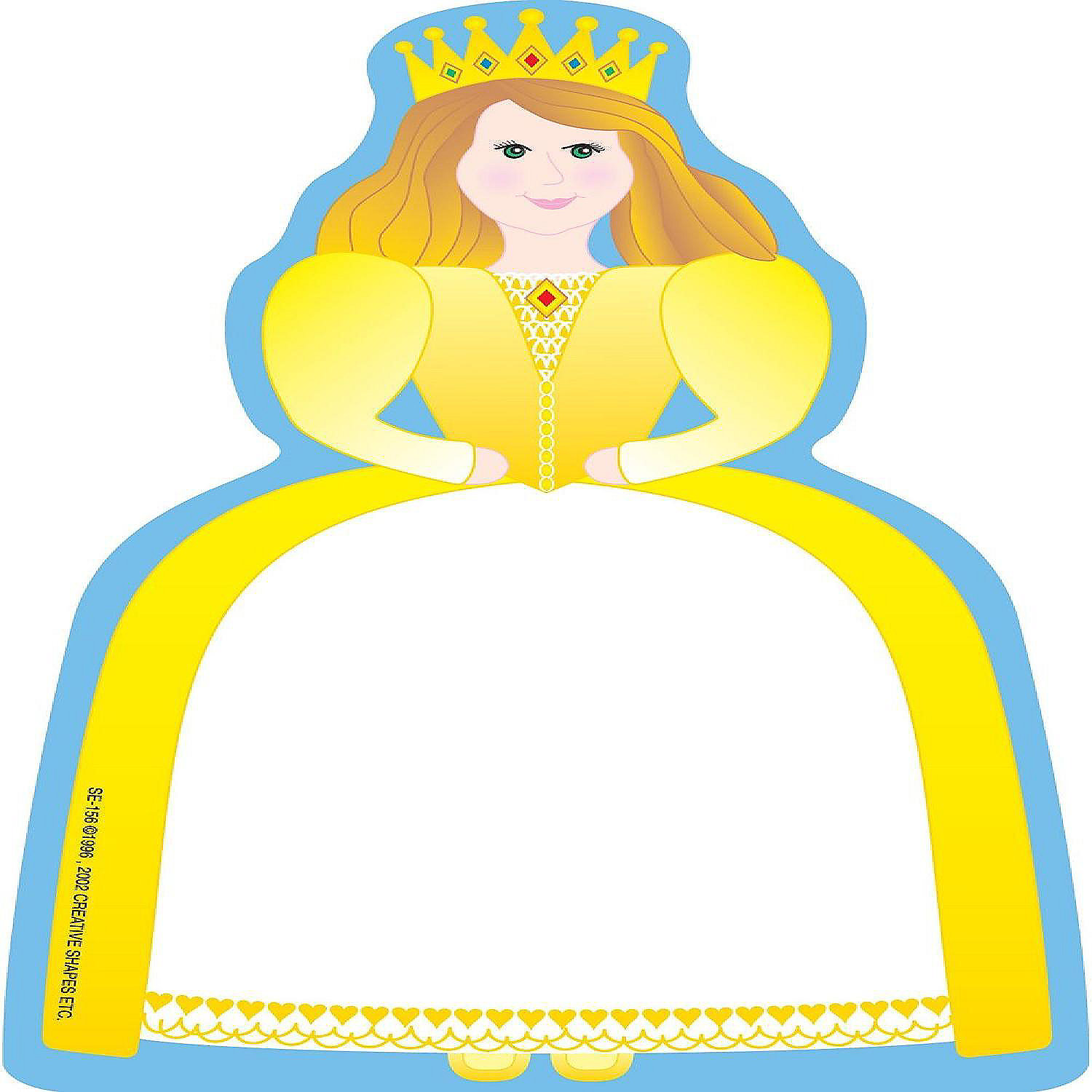 Creative Shapes Etc. - Large Notepad - Queen/princess