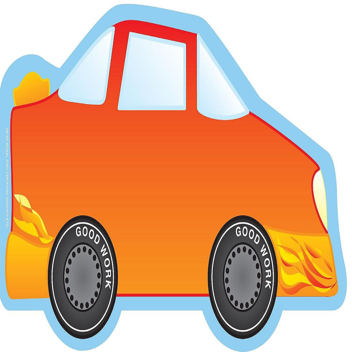 Creative Shapes Etc. - Large Notepad - Race Car | Oriental Trading