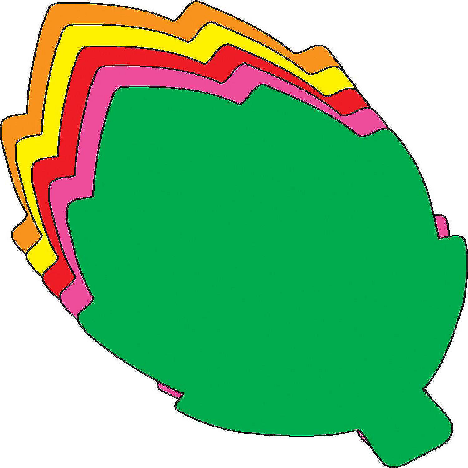 Creative Shapes Etc. - Leaf Assorted Color Creative Cut-outs- 3 ...