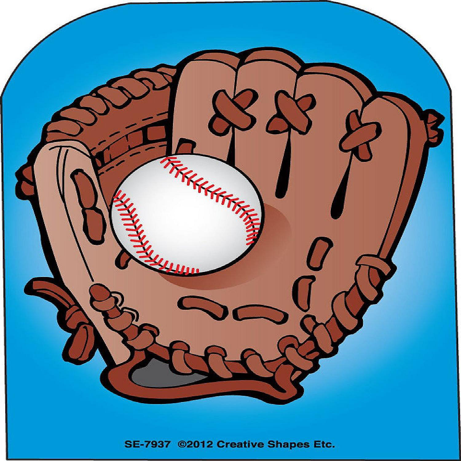 Creative Shapes Etc. - Mini Notepad - Baseball Glove