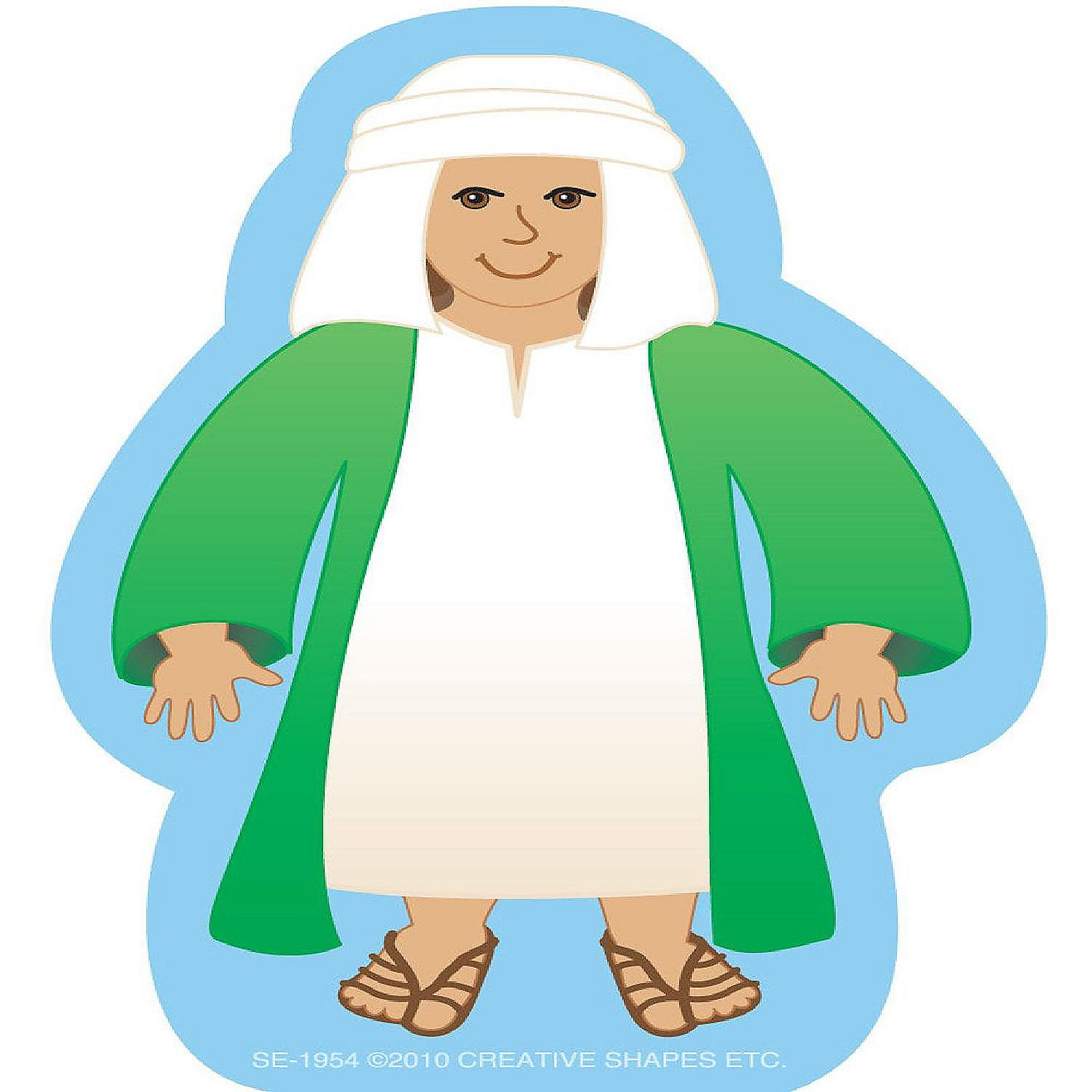 Creative Shapes Etc. - Mini Notepad - Holyland Boy | Oriental Trading