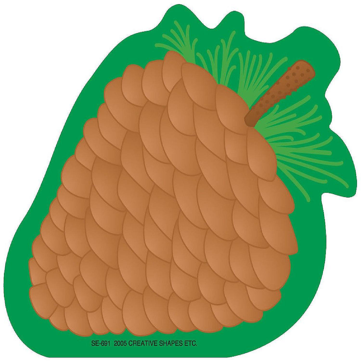 Creative Shapes Etc. - Mini Notepad - Pine Cone