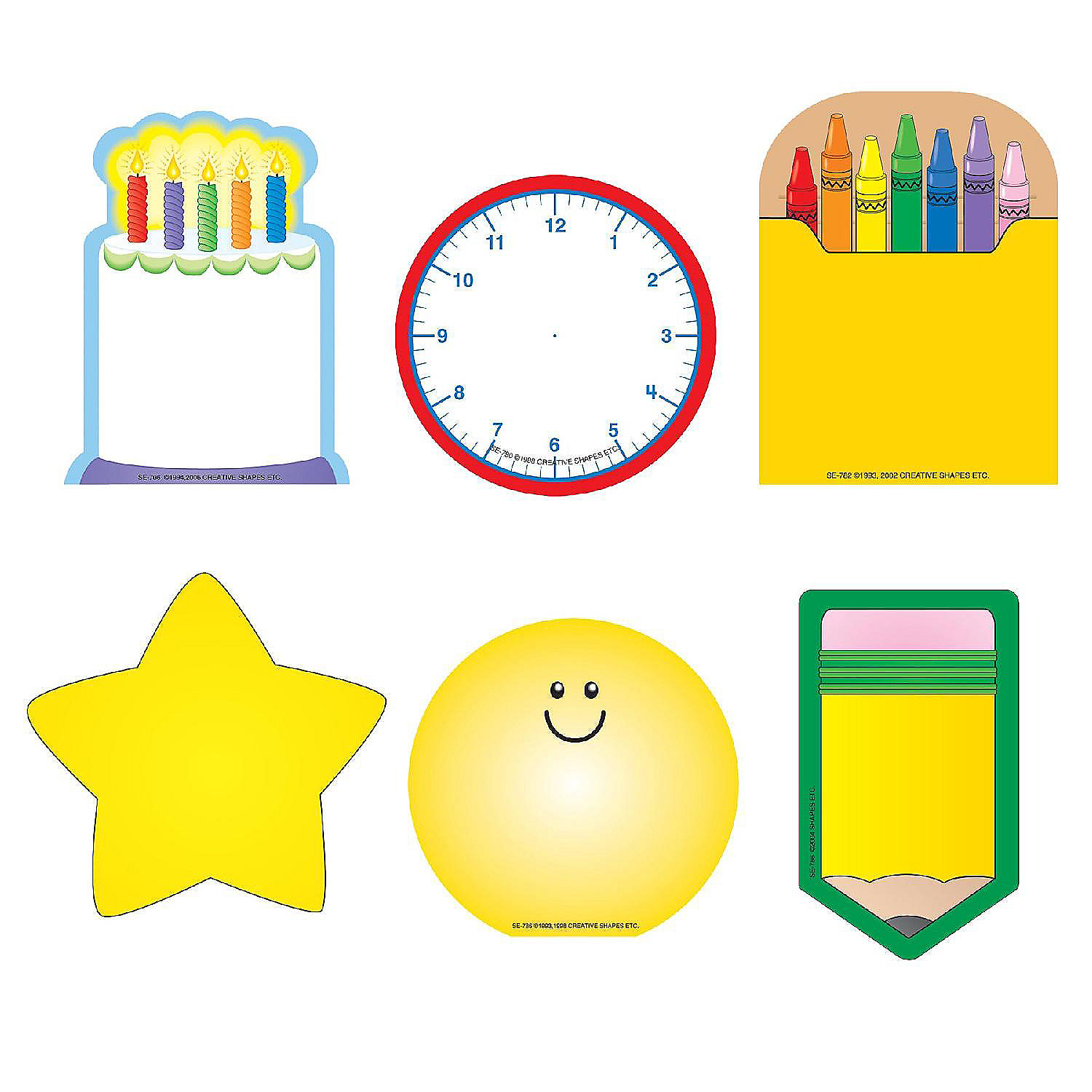 Creative Shapes Etc. - Mini Notepad Set - Classroom Decorative Notepad ...