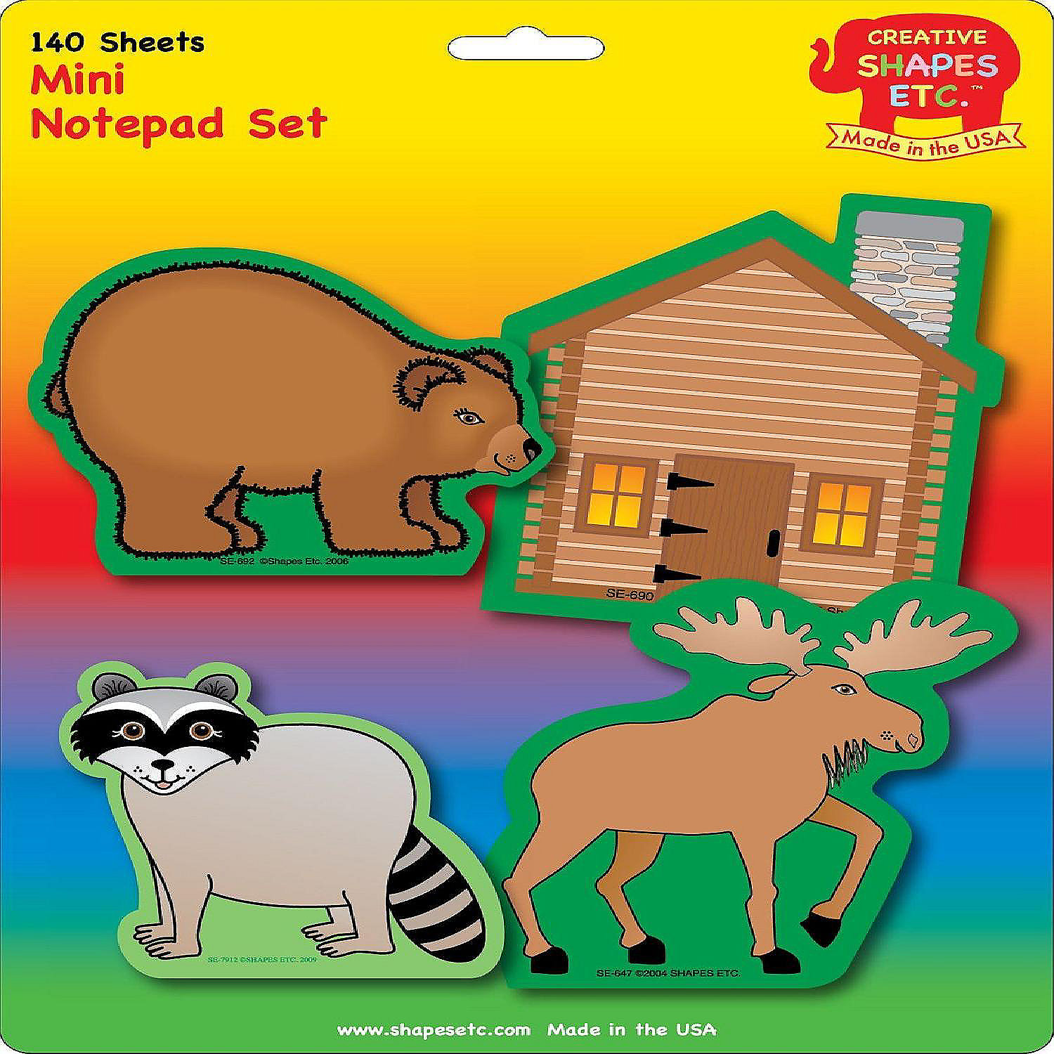 Creative Shapes Etc. - Mini Notepad Set - Great Outdoors