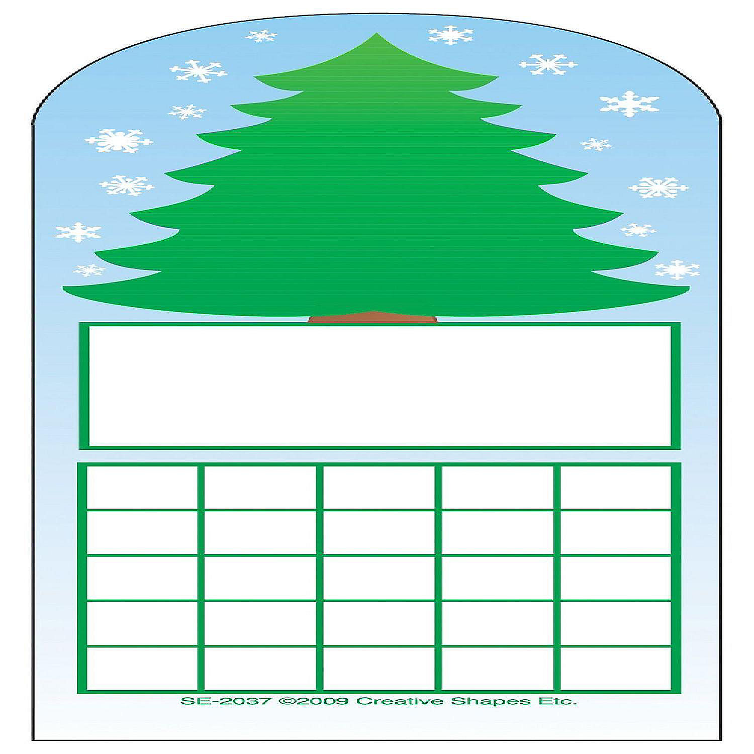 Creative Shapes Etc. - Personal Incentive Chart - Fir Tree | Oriental ...