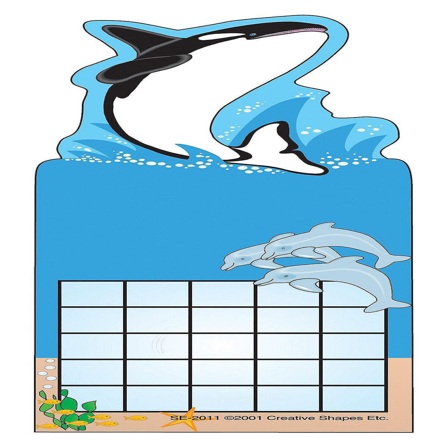 Creative Shapes Etc. - Personal Incentive Chart - Ocean
