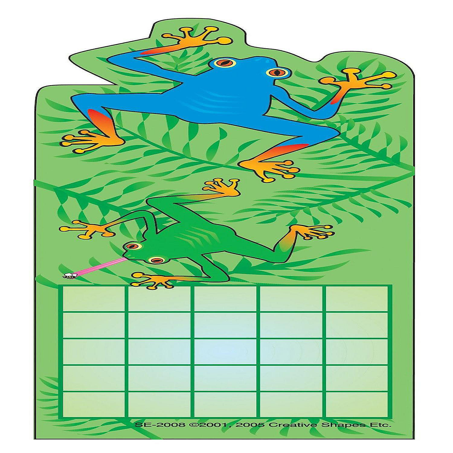 Creative Shapes Etc. - Personal Incentive Chart - Tree Frog | Oriental ...