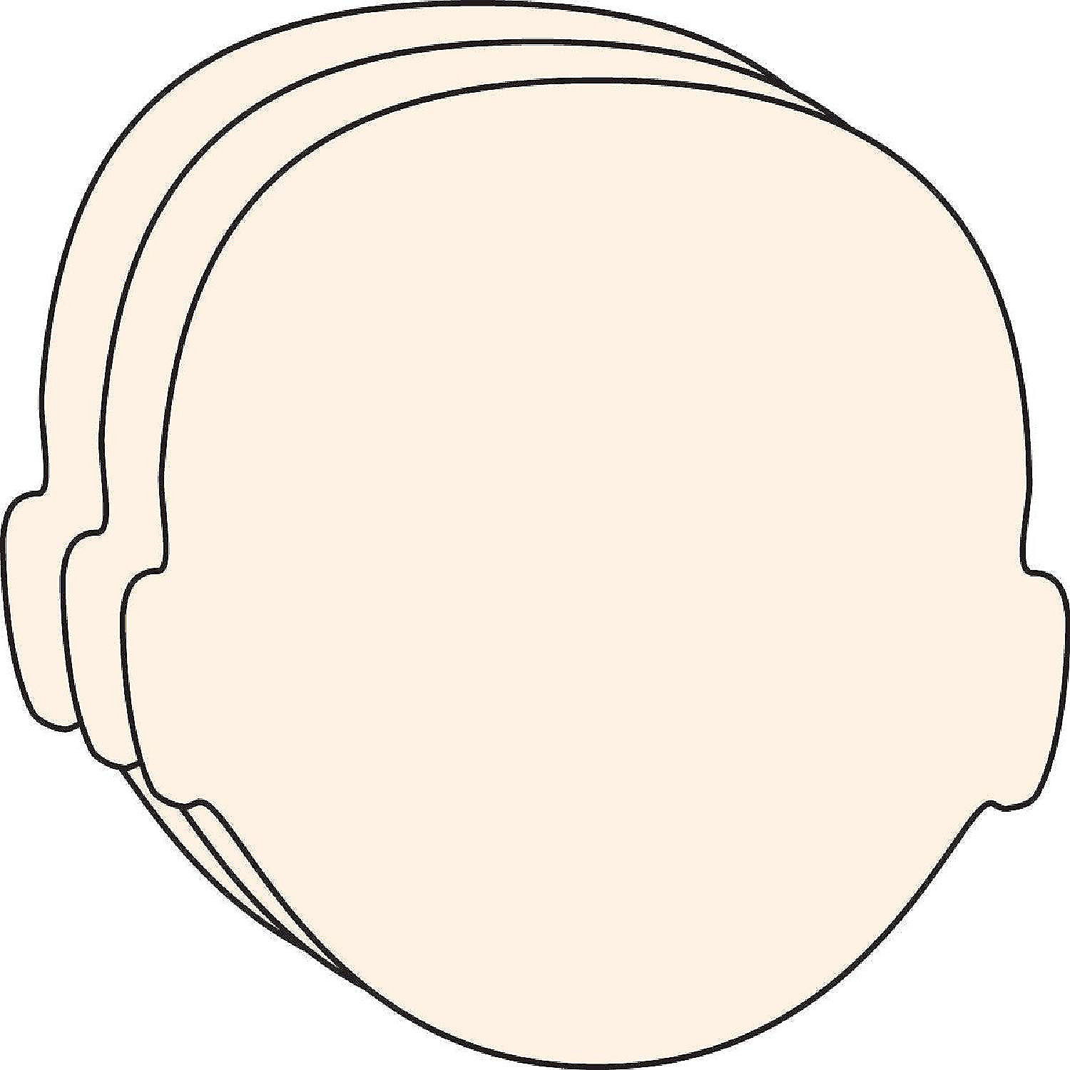 Creative Shapes Etc. - Small Single Color Creative Cut-out - Face