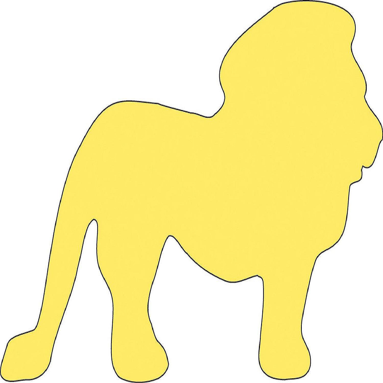 Creative Shapes Etc. - Sticky Shape Notepad - Lion | Oriental Trading