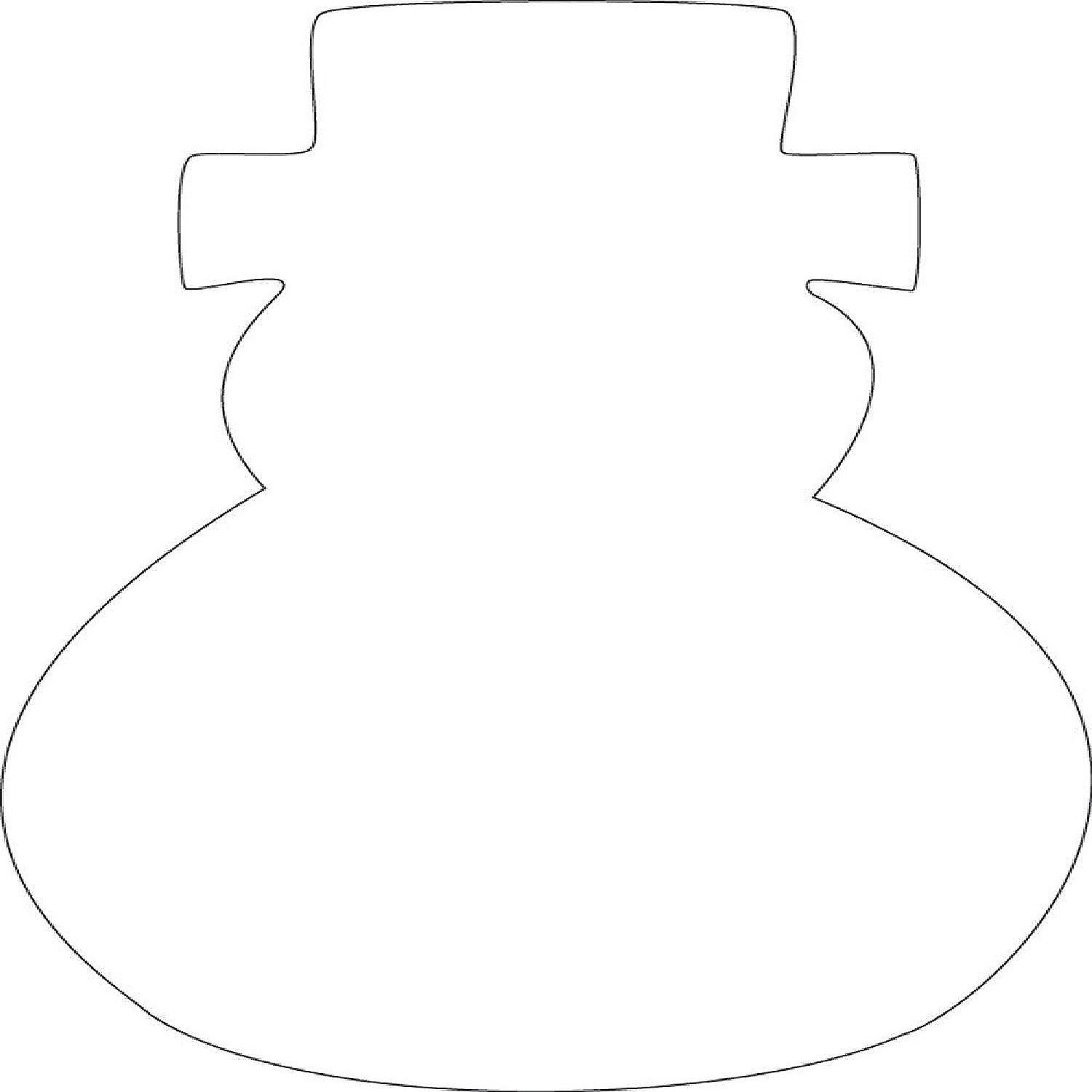 Creative Shapes Etc. - Sticky Shape Notepad - Snowman