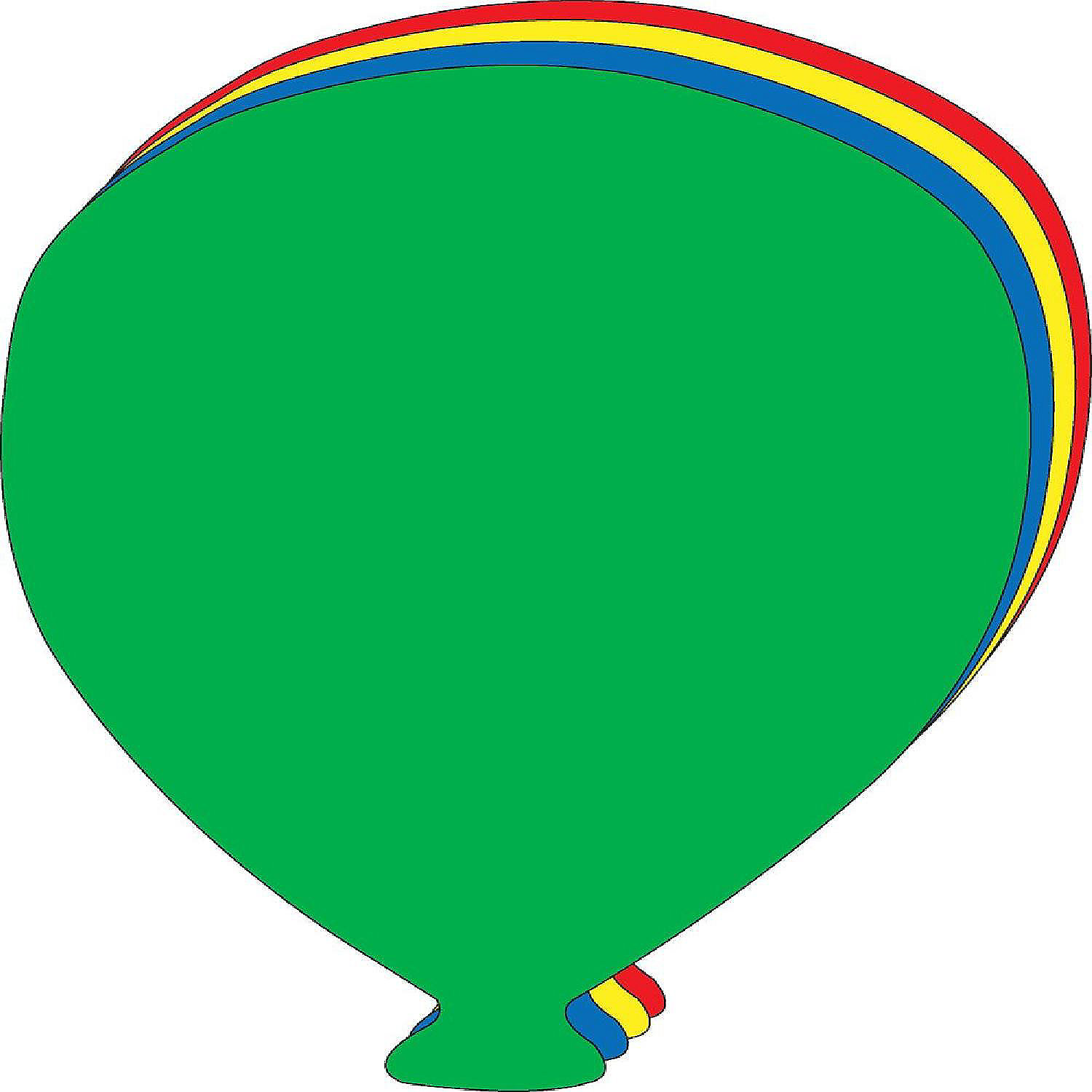 Creative Shapes Etc. - Super Cut-outs - Assorted Color Balloon ...