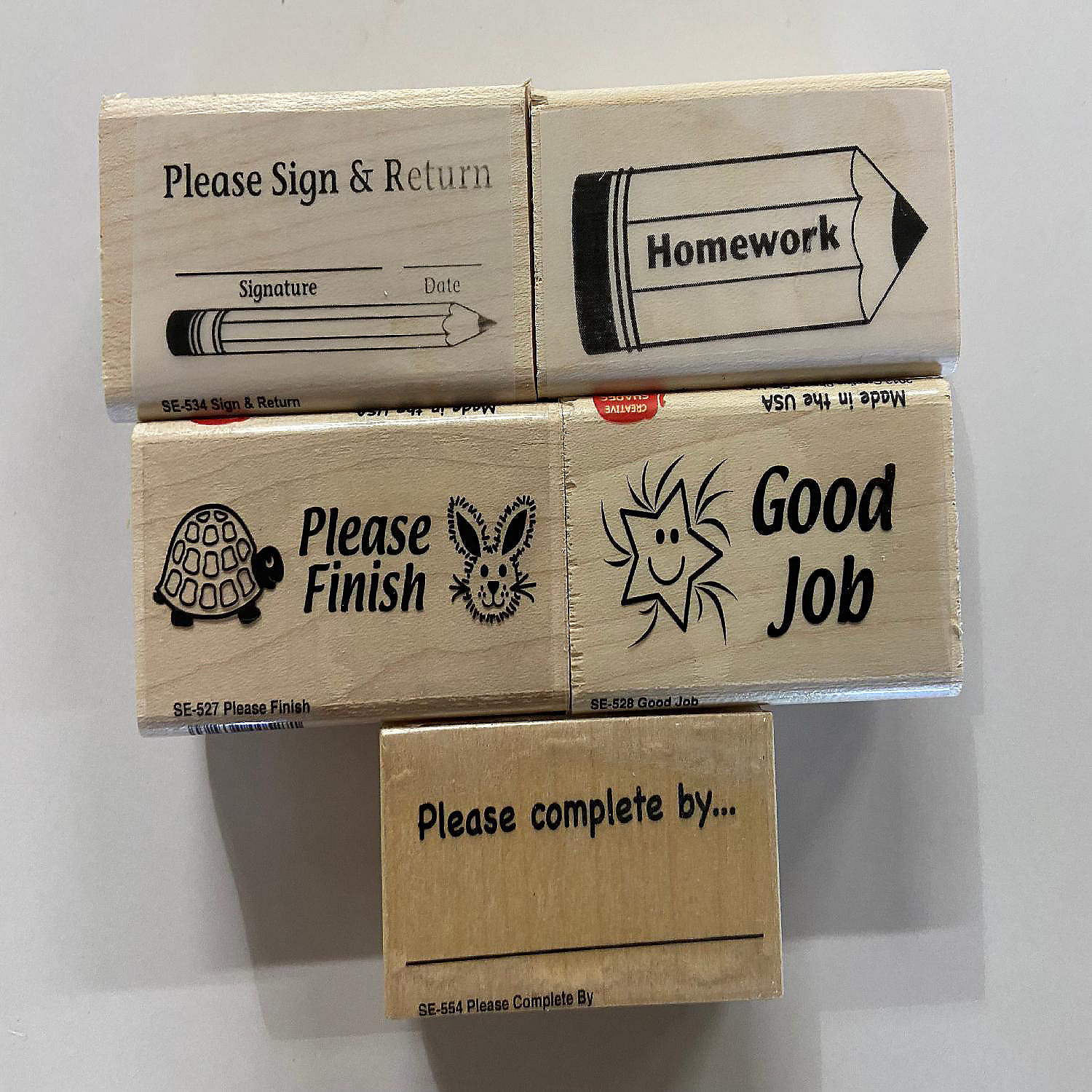 Creative Shapes Etc. - Teacher's Helper Stamp Set
