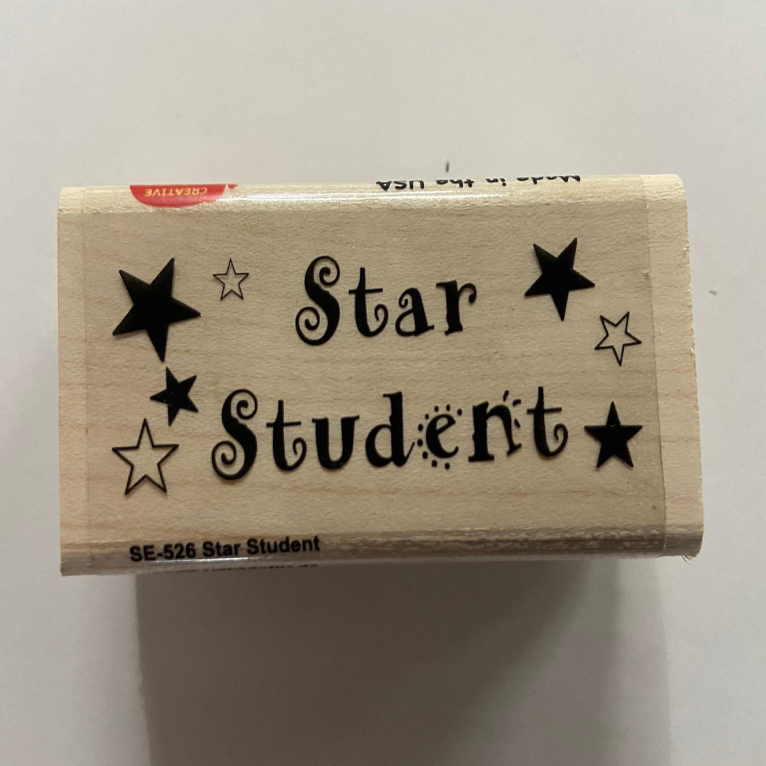 Creative Shapes Etc. - Teacher's Stamp - Star Student