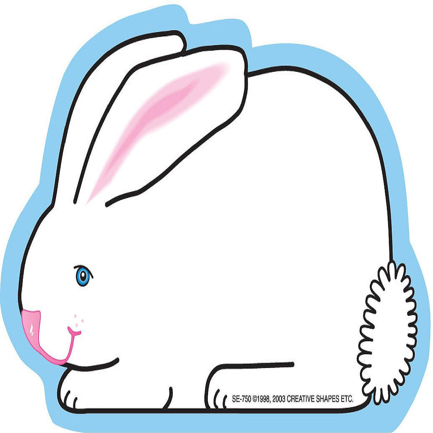 Creative Shapes Etc. Mini Notepad Bunny