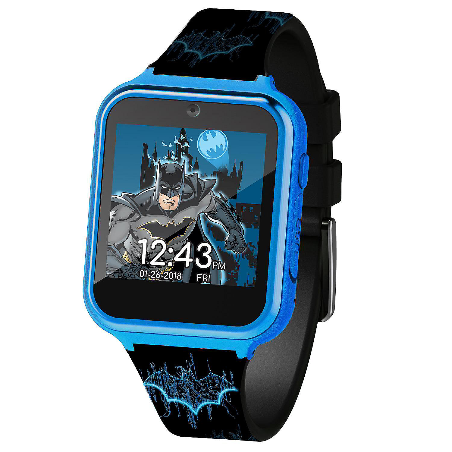 DC Comics Batman iTime Smartwatch in Black BAT4732OT | Oriental Trading