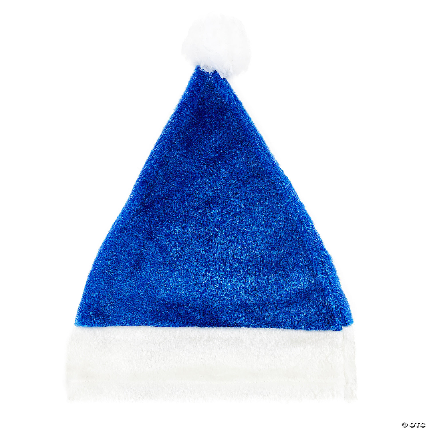 Deluxe Blue Plush Santa Hat - Discontinued
