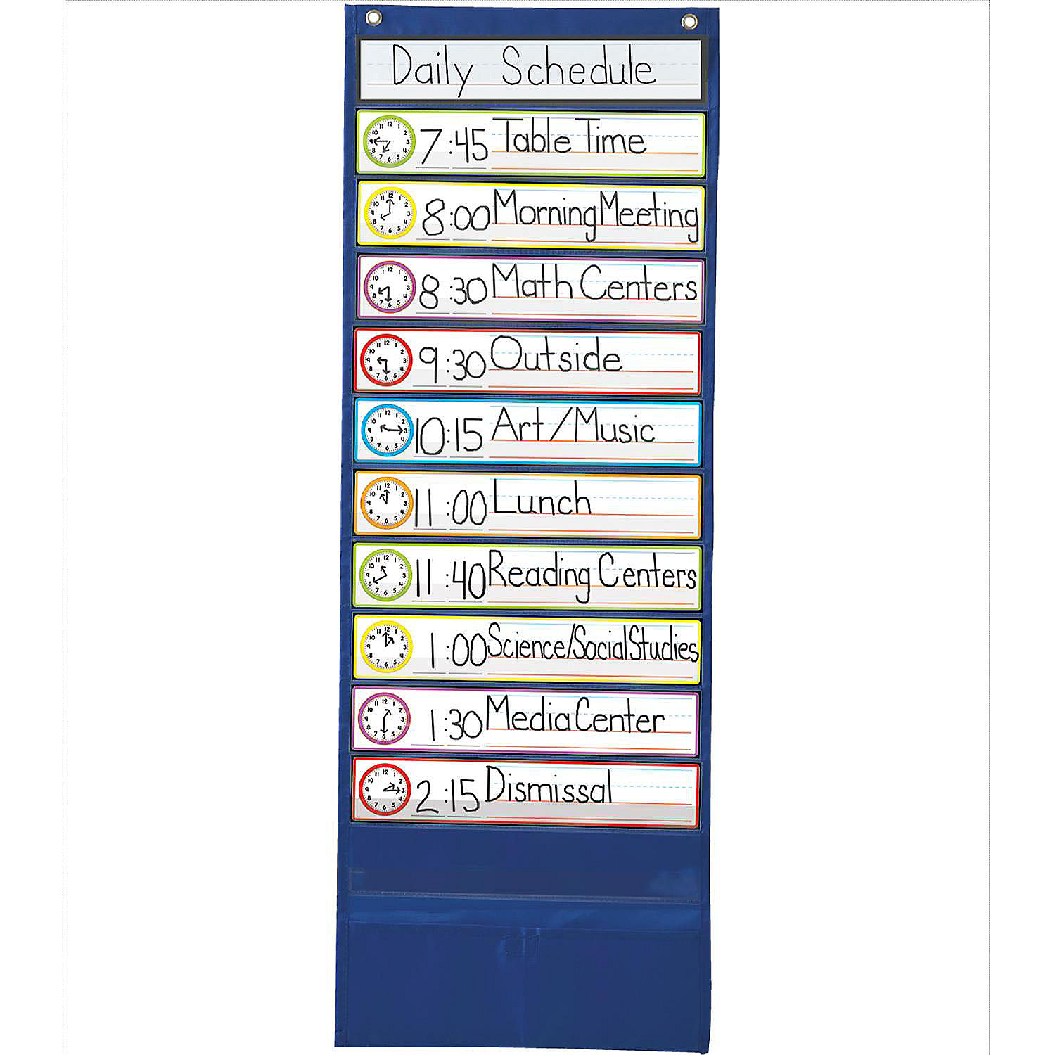 Deluxe Scheduling Pocket Chart