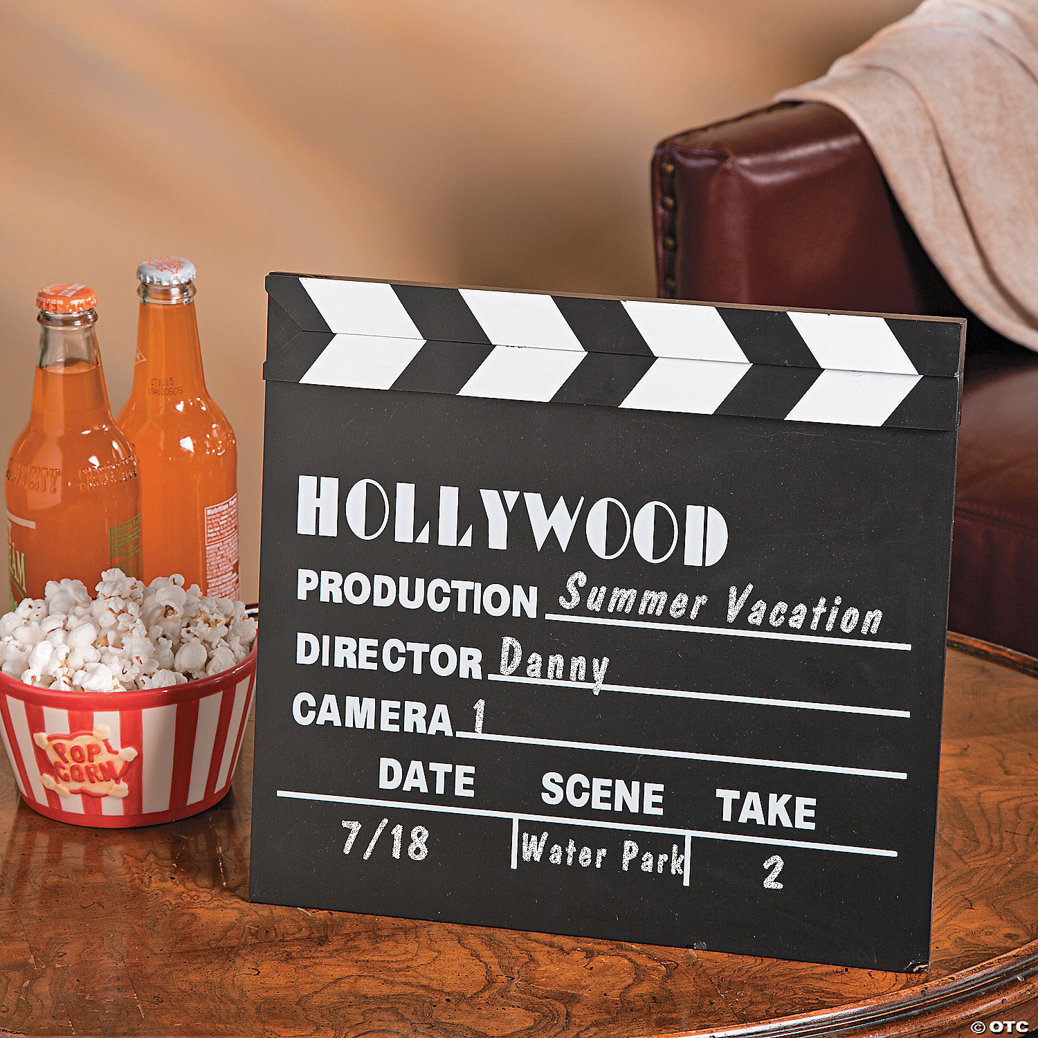 Clap Board Table Centerpieces