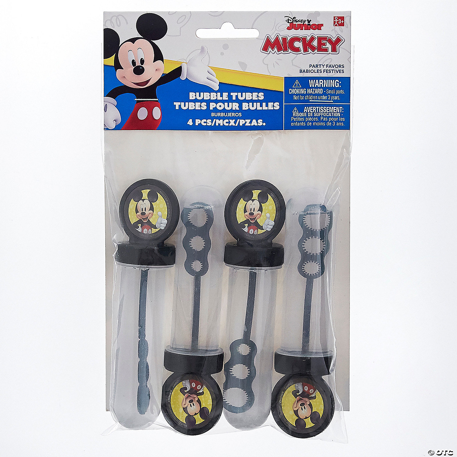 Disney's Mickey Mouse Forever Bubble Tubes - 4 Pc. | Oriental Trading