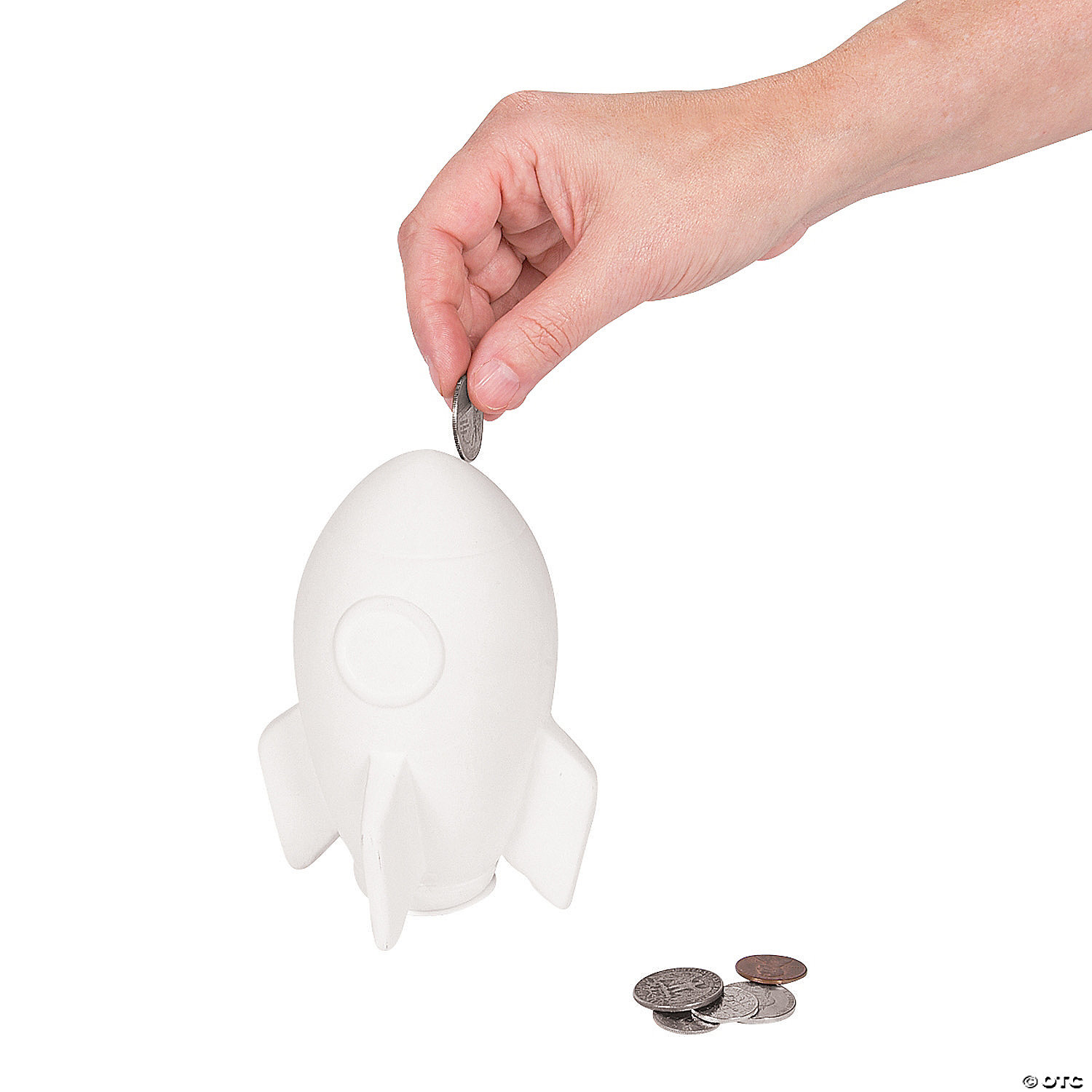DIY Ceramic Rocket Ship Banks