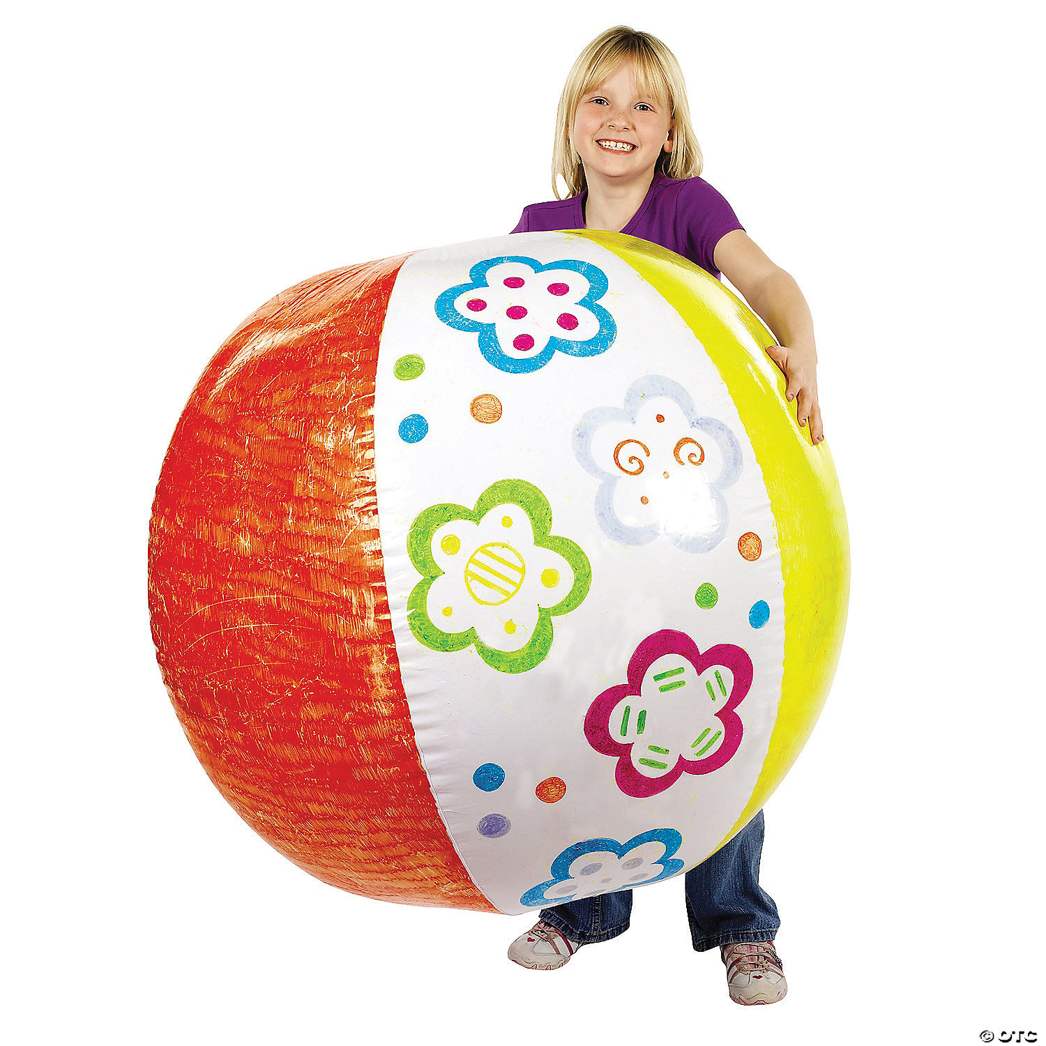DIY Inflatable Giant Beach Ball | Fun Express
