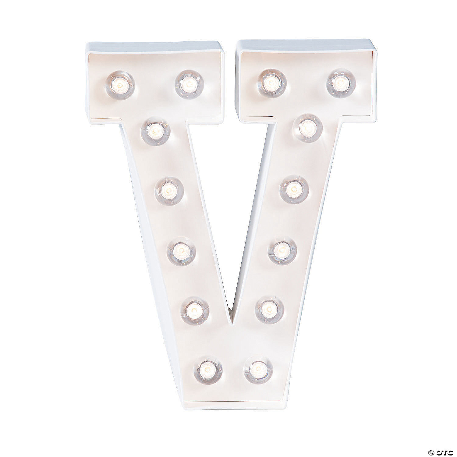 DIY Letter “V” Marquee Light-Up Kit - 4 Pc. | Oriental Trading