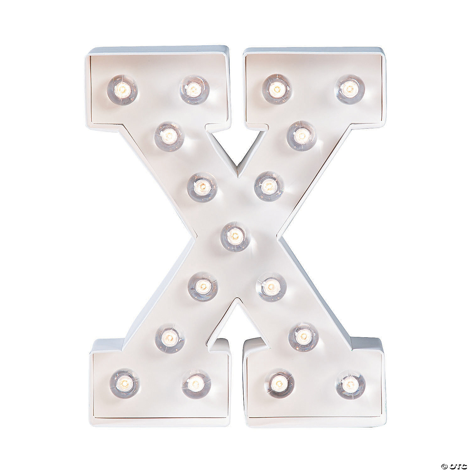 DIY Letter “X” Marquee Light-Up Kit - Makes 1 | Oriental Trading