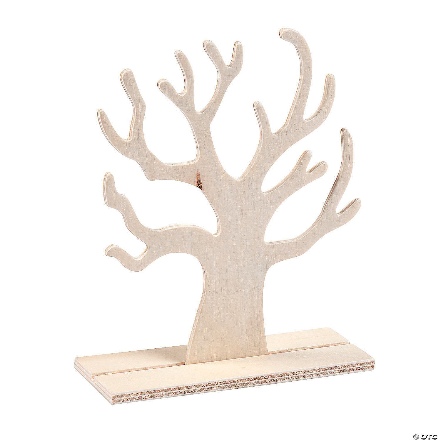 DIY Unfinished Wood Tree Stand-Ups