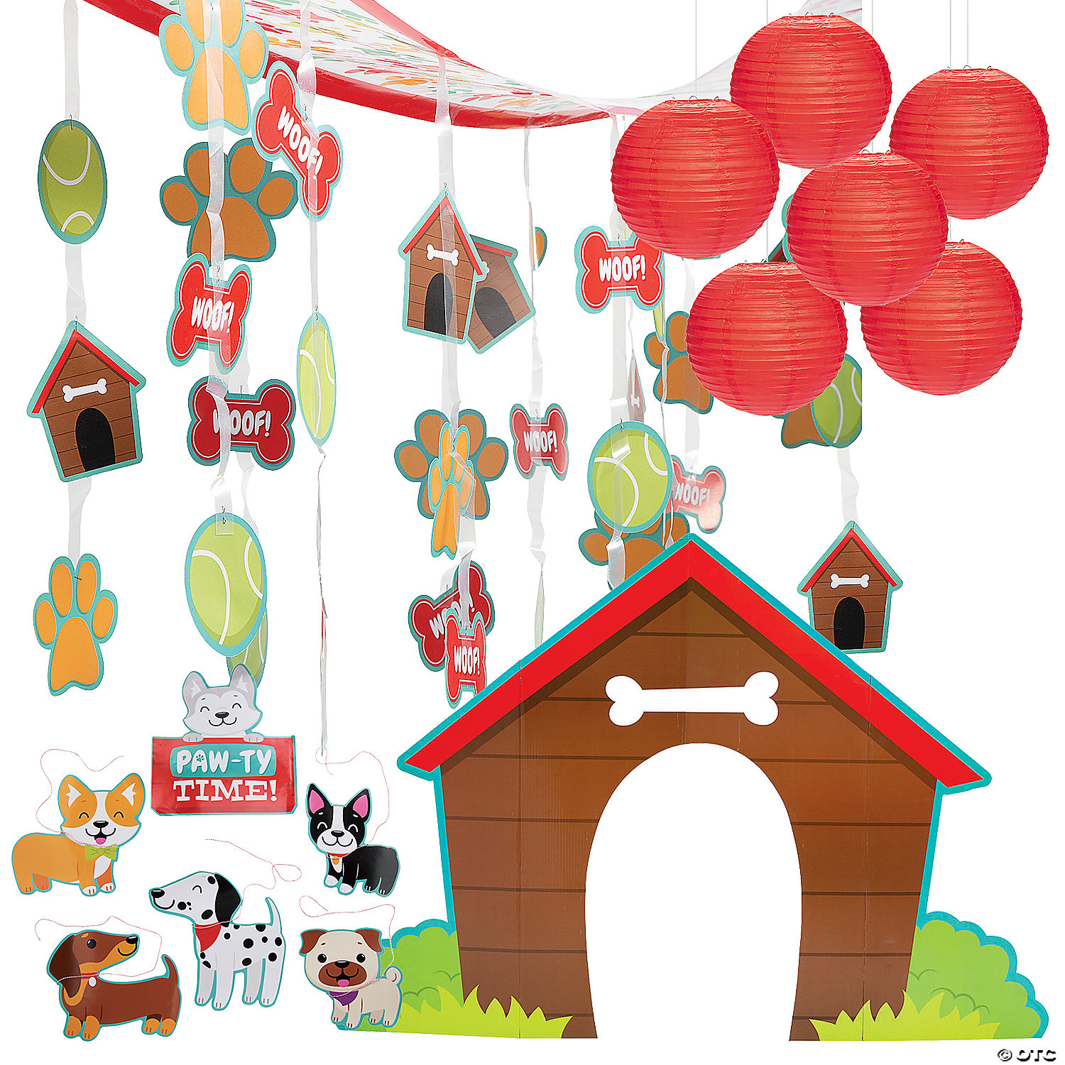 Dog Party Ultimate Decorating Kit - 14 Pc.