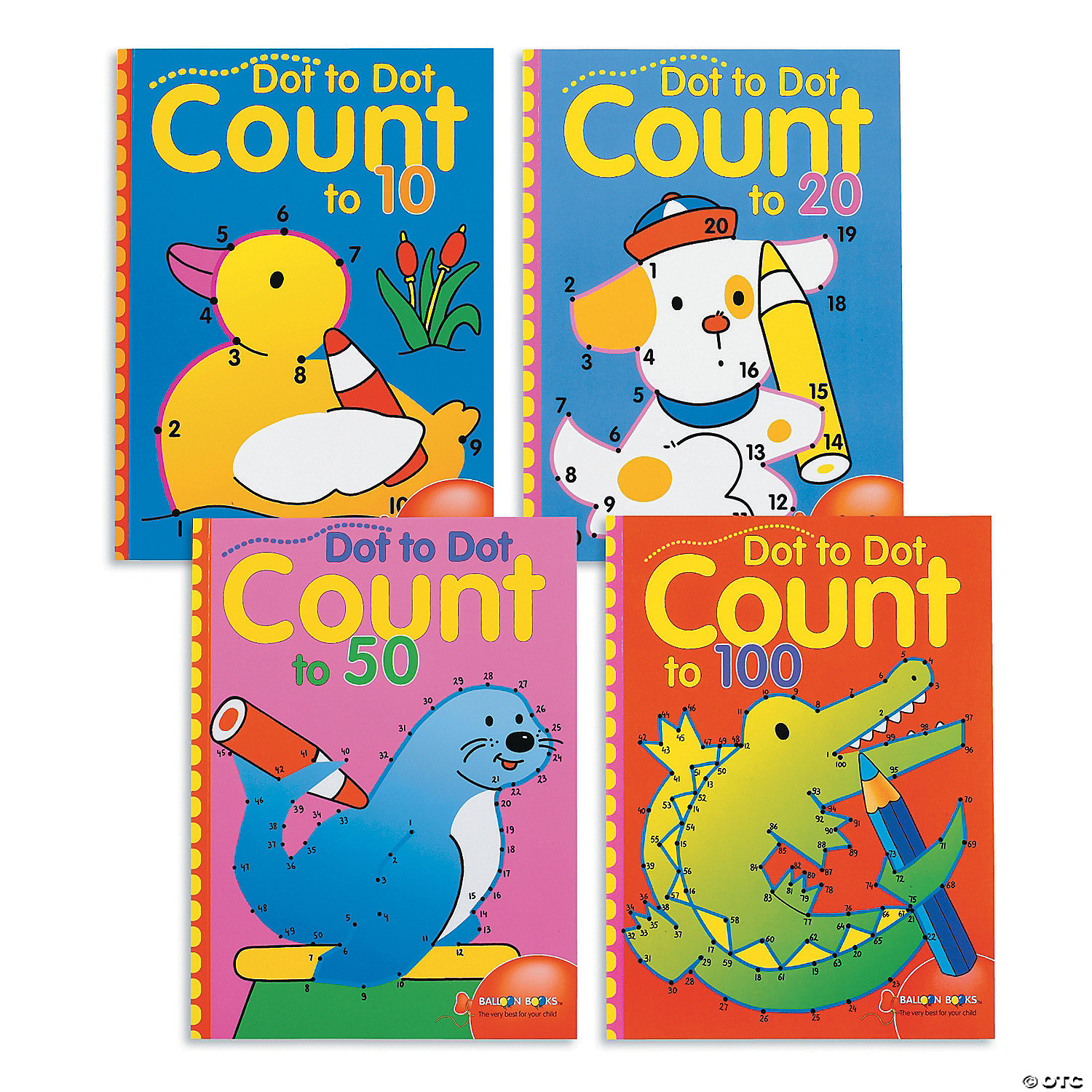 Dot to Dot Counting Books: Set of 4 - Discontinued