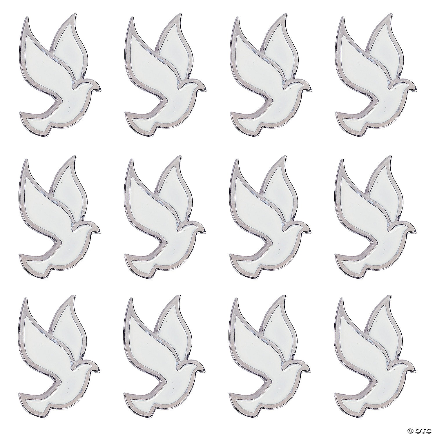 Dove Pins - 12 Pc. | Oriental Trading