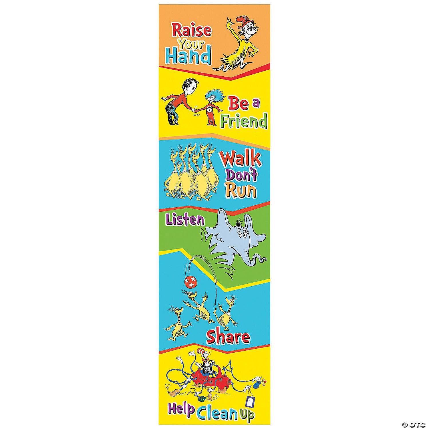 Dr. Seuss™ Class Rules Vertical Banner - Discontinued