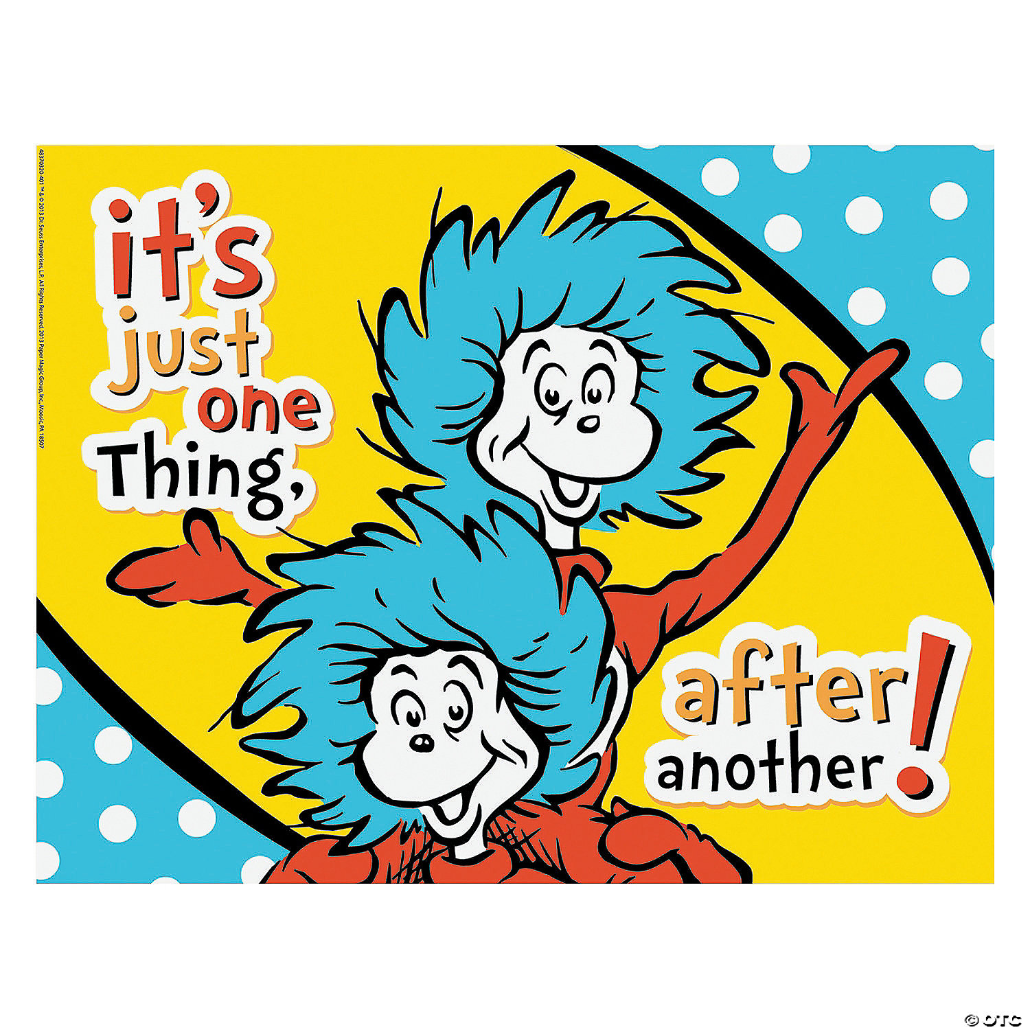 Dr. Seuss™ One Thing After Another Poster - Discontinued