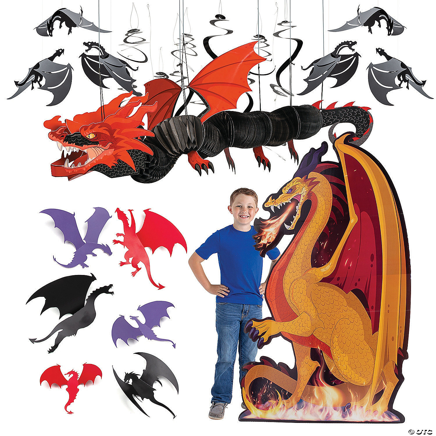 Dragon Party Premium Decorating Kit – 26 Pc.
