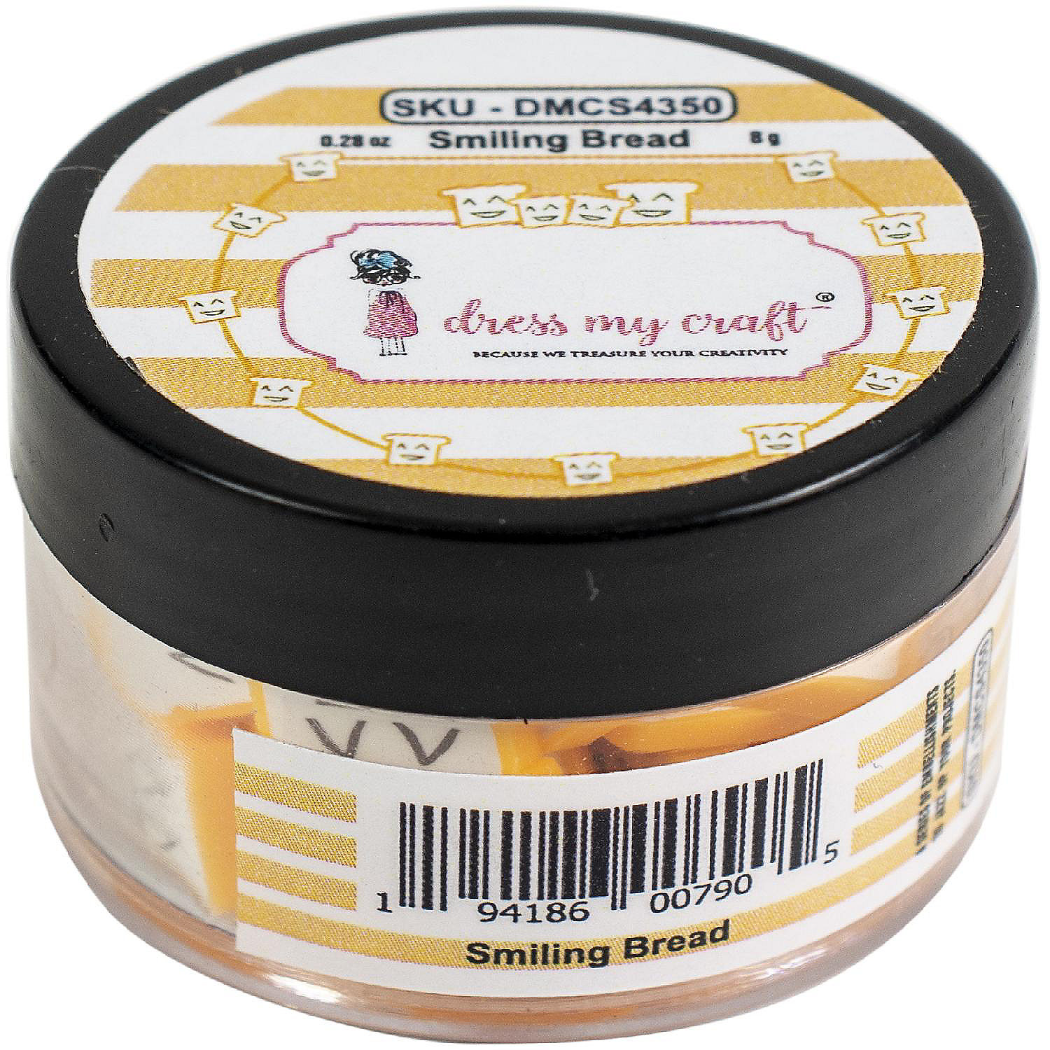 Dress My Craft Shaker Elements 8gms-Smiling Bread | Oriental Trading