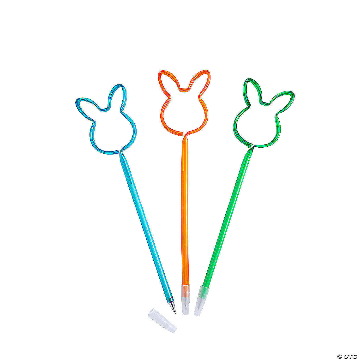 Easter Bunny-Shaped Pens - 12 Pc. - Discontinued
