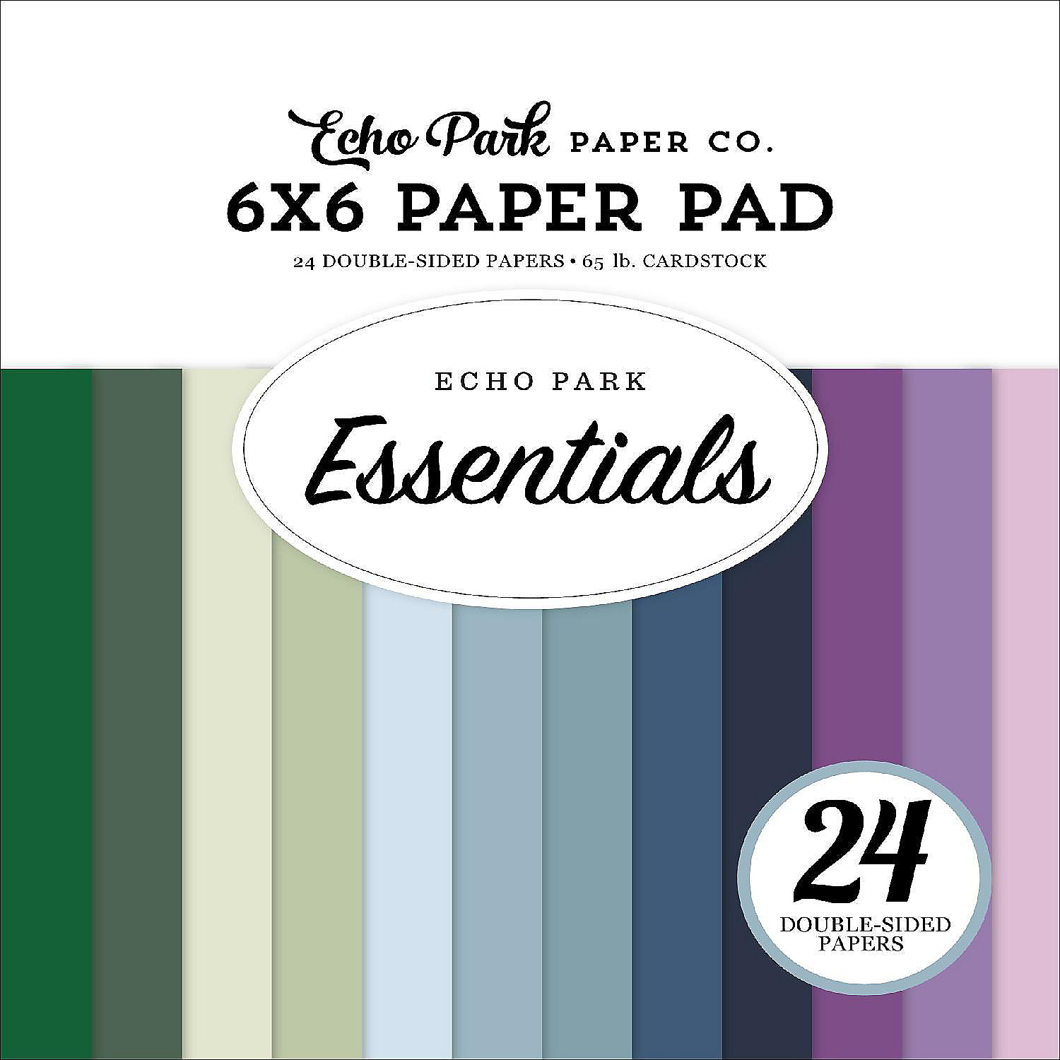 Echo Park Double-Sided Paper Pad 6"X6"-Cool | Oriental Trading
