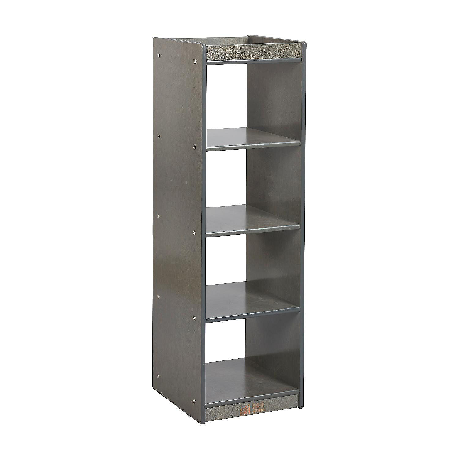 ECR4Kids 4-Cube Vertical Storage Cabinet, Grey Wash | Oriental Trading