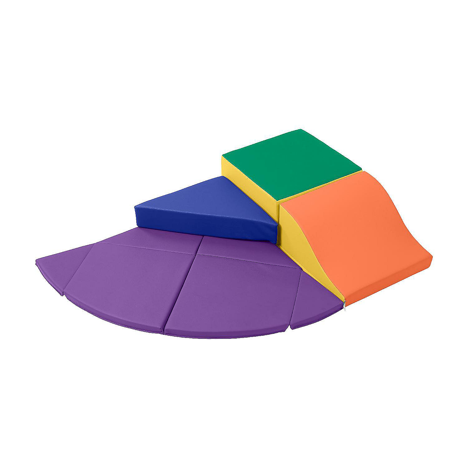ECR4Kids SoftZone Junior Adventurer's Summit Slide, Assorted, 4-Piece ...