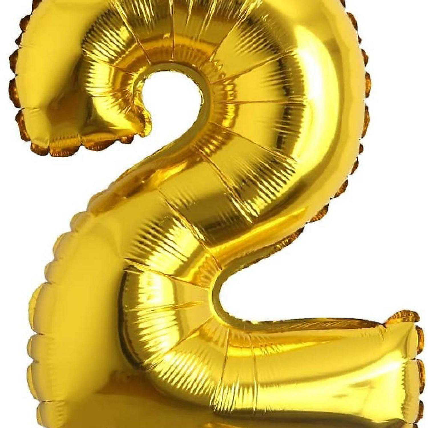 Edge Collections - 26" - Gold - Foil Numbers 2 | Oriental Trading