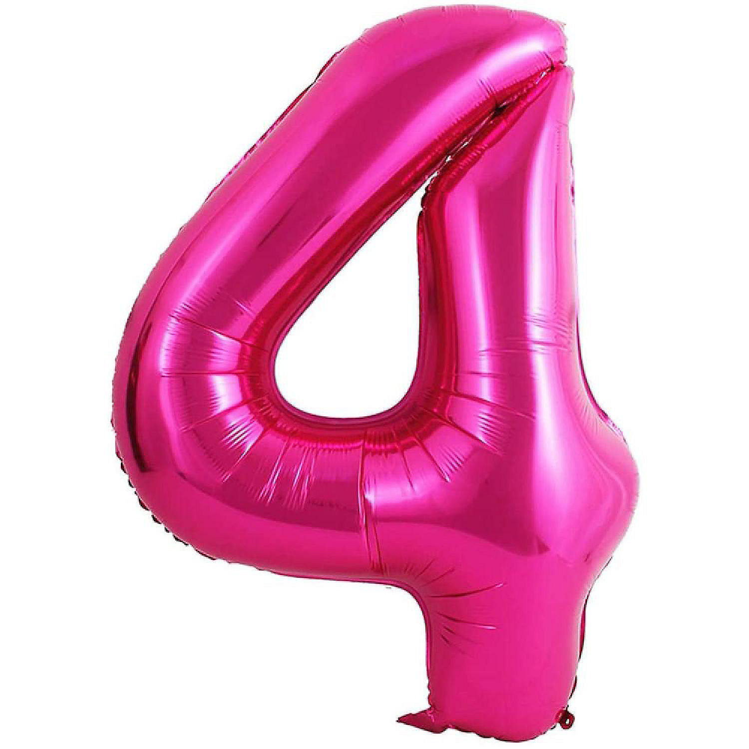 Edge Collections - 34" - Pink - Foil Number 4 | Oriental Trading