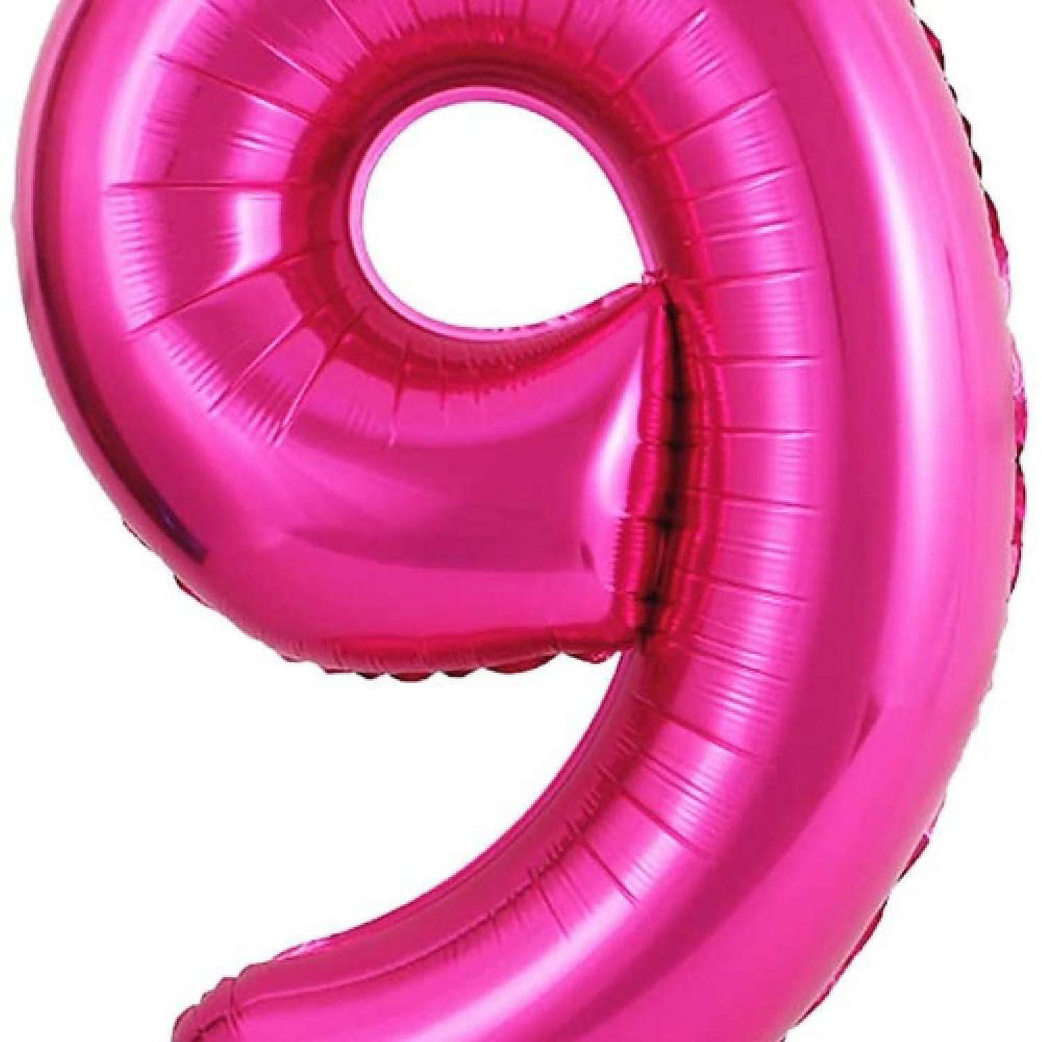 Edge Collections - 34" - Pink - Foil Number 9 | Oriental Trading