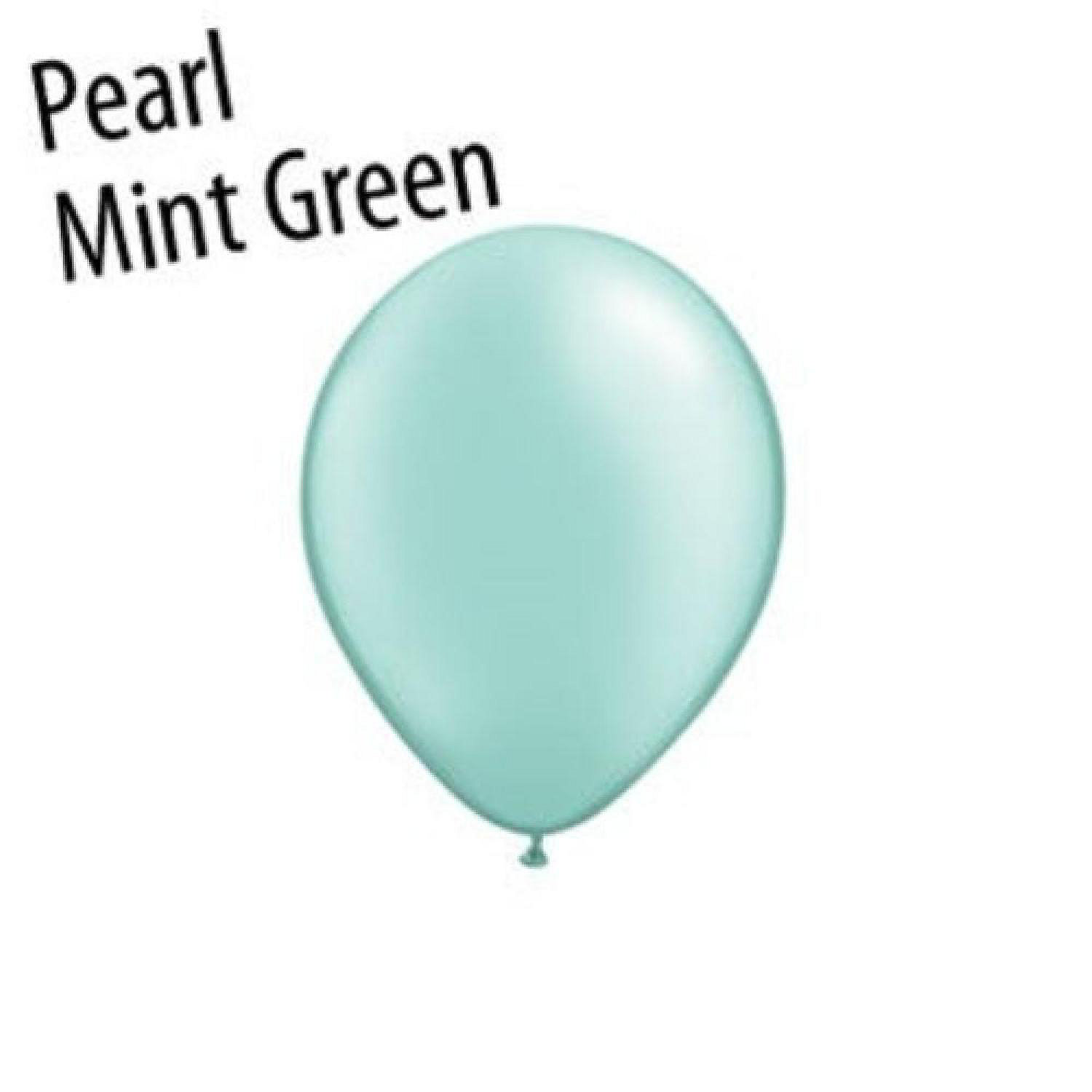 Edge Collections - 5" - Pearl Mint Green Balloons | Oriental Trading