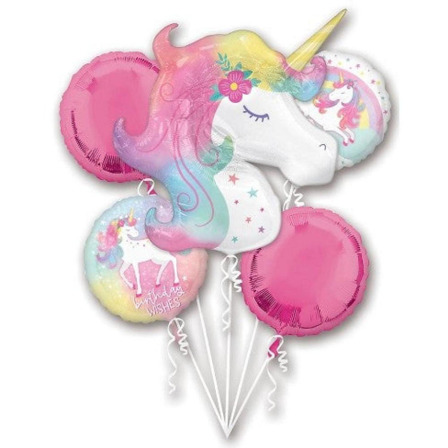 Edge Collections - Multicolor - Unicorn Balloon Bouquet | Oriental Trading