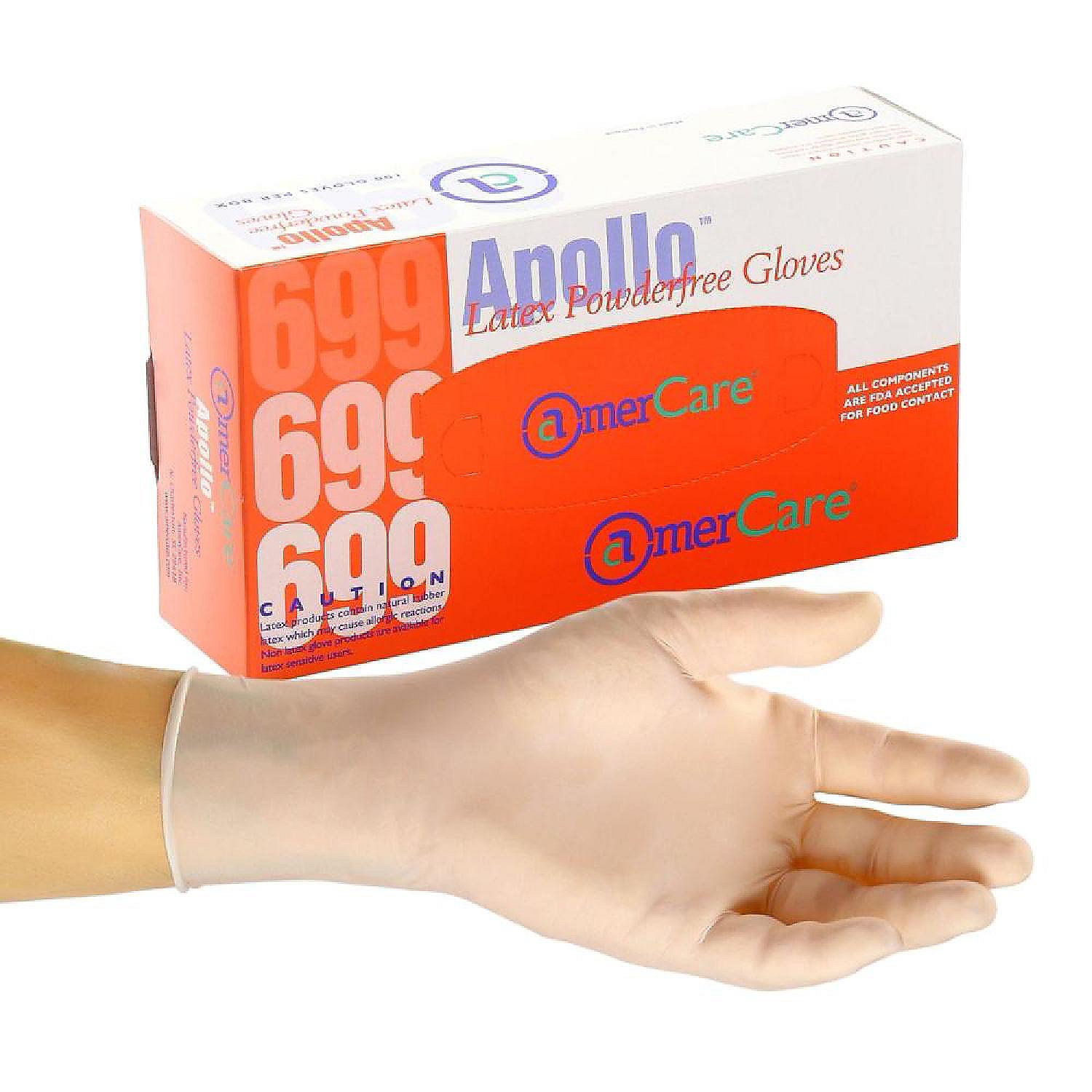 Edge Collections - Small - White - Powder-Free Latex Apollo Gloves ...