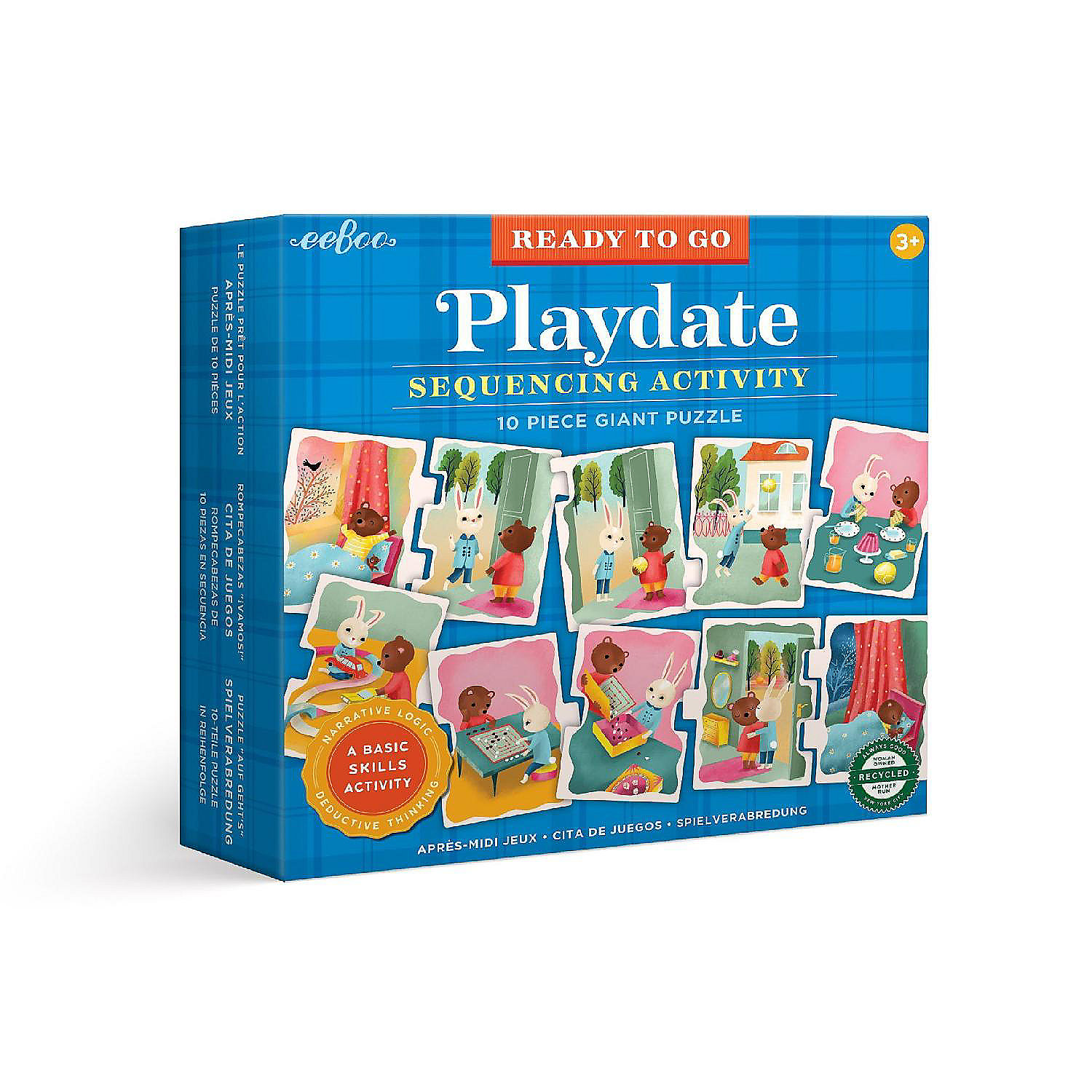 Eeboo: Ready To Go Puzzle Playdate Sequencing Activity | Oriental Trading