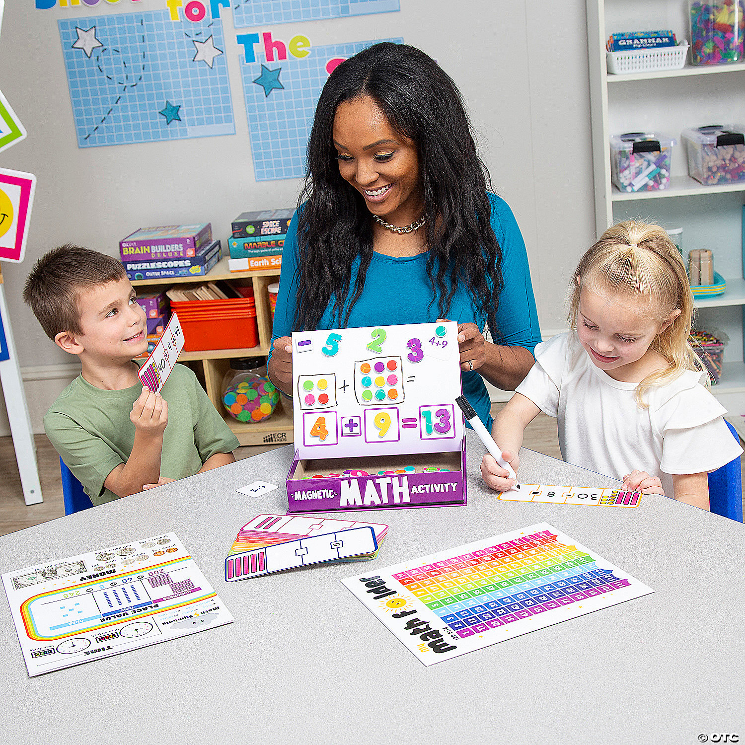 Elementary Classroom Basic Math Skills Educational Activity Kit - 145 Pc.